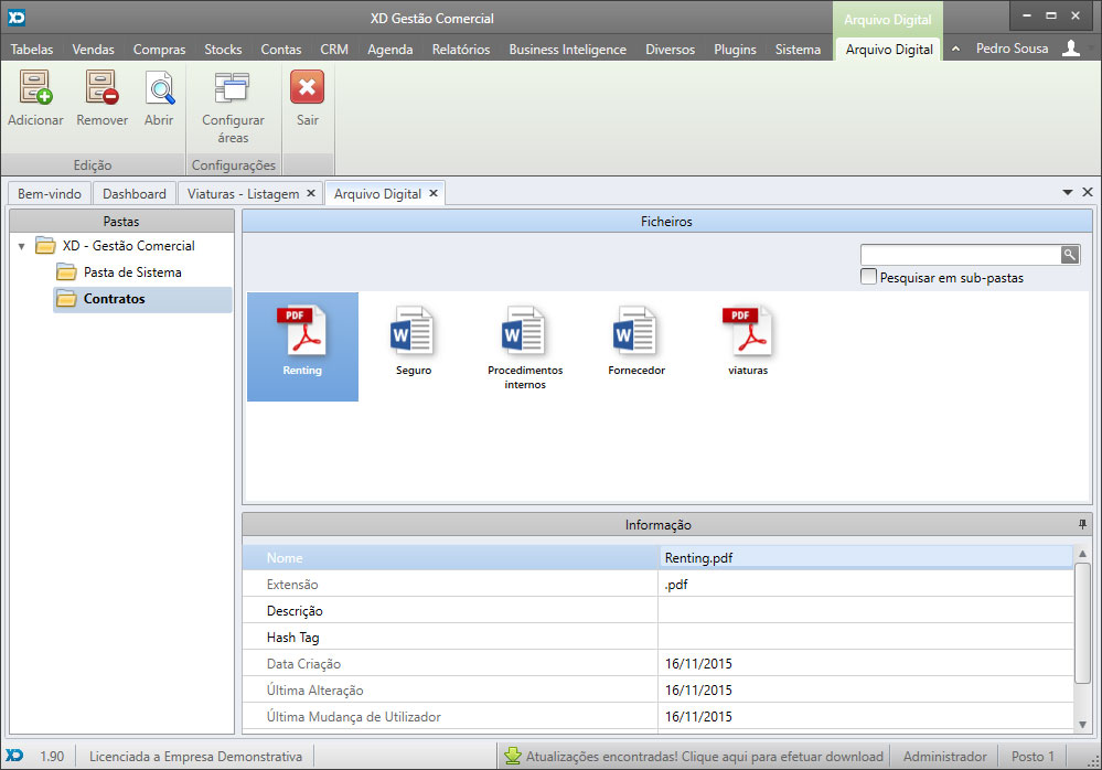 Setor Automóvel - Binarystorm