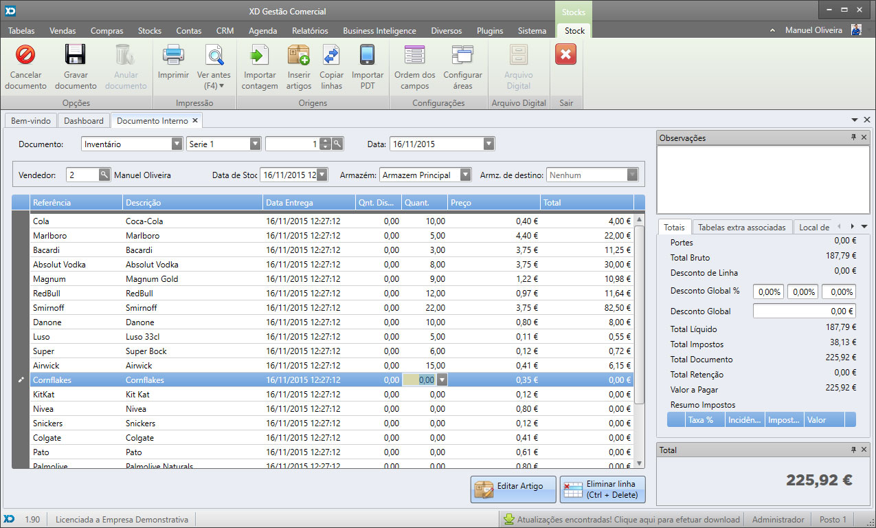 Setor Automóvel - Binarystorm